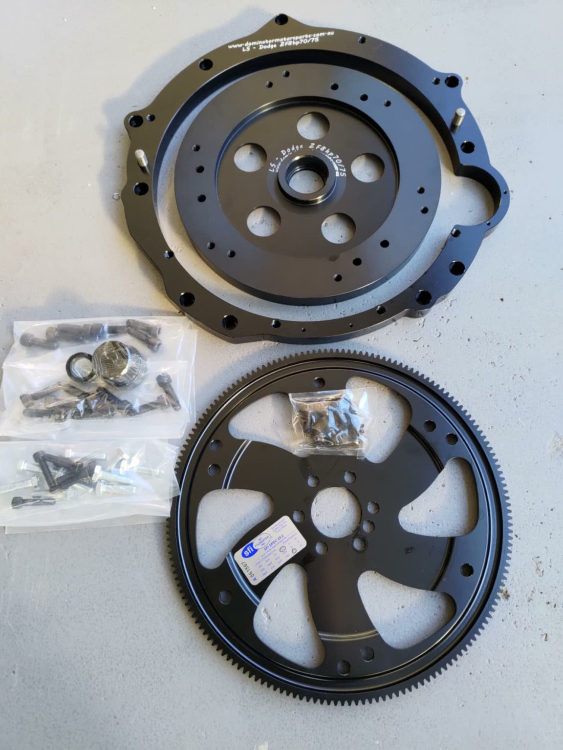 LS to Dodge 8hp70 adapter kit – Dominator Motorsports Australia